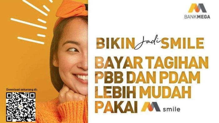 Cara Bayar Pajak Bumi Bangunan dan Tagihan Air PDAM di M-Smile Bank Mega - Tribunbatam.id