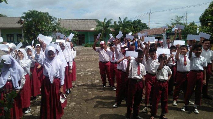 Horeee, Siswa SD di Bintan Lulus 100 Persen - Tribunbatam.id