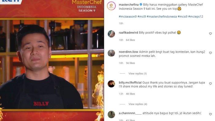 Billy MasterChef Indonesia 9 Tereliminasi gegara Kolak, Chef Renatta ...