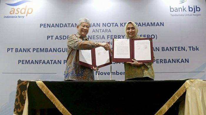 bank bjb Teken Kerjasama Pemanfaatan Produk Perbankan dengan PT ASDP ...