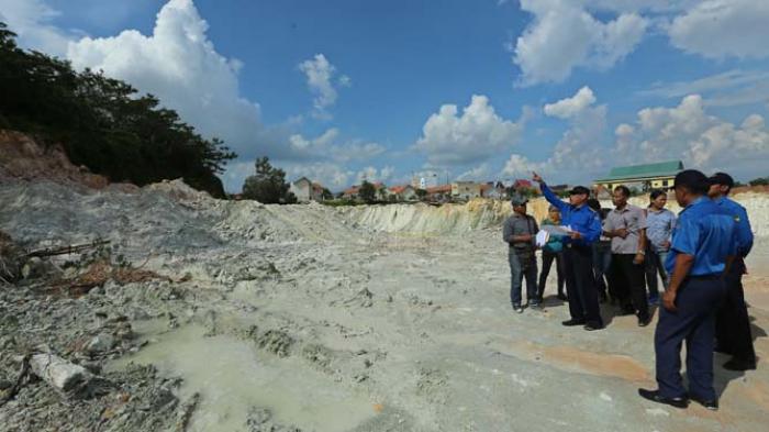 BP Batam Hentikan Sementara Cut and Fill PT Batamas di Bukit Clara - Tribunbatam.id