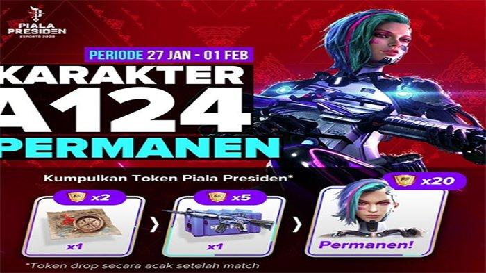 Garena Free Fire Bagikan Karakter A124 Gratis Permanen, Begini Cara ...