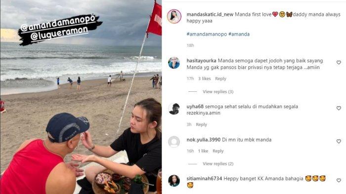 Perlakuan Amanda Manopo ke Sang Ayah Tuai Pujian, Fans Doakan Manda ...