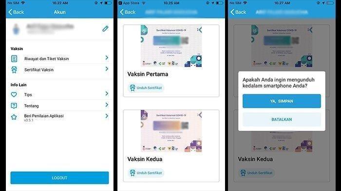 Cara Download Dan Cek Sertifikat Vaksin Booster Di Aplikasi