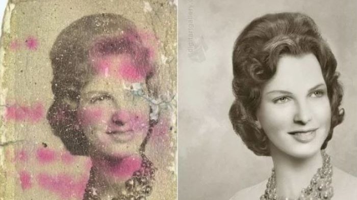 Seorang Seniman Mampu Perbaiki Foto 'Jadul' yang Rusak, Hasilnya ...