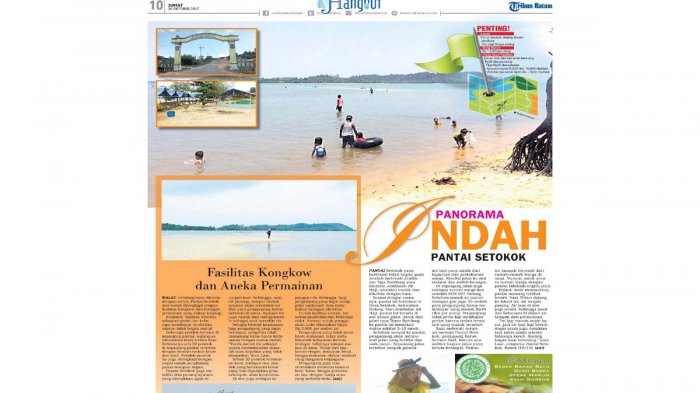 Menikmati Indahnya Panorama Pantai Setokok - Tribunbatam.id