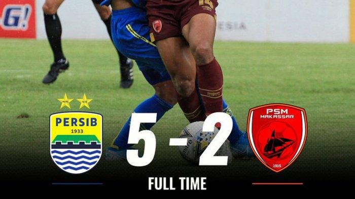 Hasil Persib Bandung vs PSM Makassar, Ezechiel Ndouassel 4 Gol, Persib Menang 5-2 - Tribunbatam.id