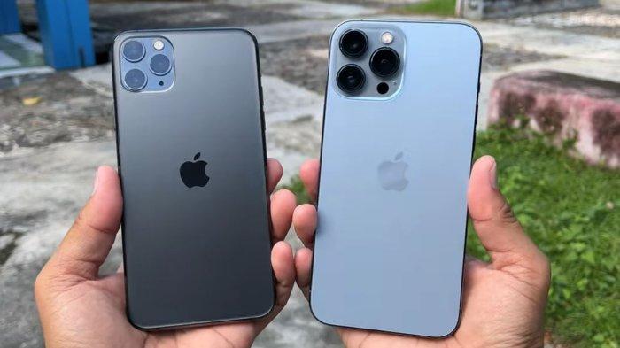 Harga HP iPhone 11 Pro Max dan iPhone 13 Pro Max, Mana yang Punya Kamera Mumpuni? - Tribunbatam.id