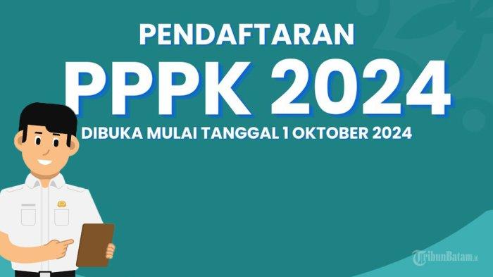 Cara Cek Formasi PPPK 2024 sscasn.bkn.go.id, Pendaftaran Dibuka Sampai 20 Oktober - Tribunbatam.id