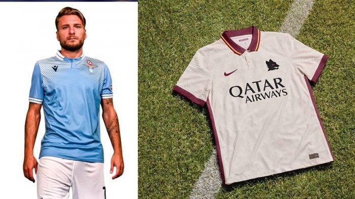UPDATE Jersey Klub Liga Italia 2020/2021, AS Roma Luncurkan Jersey ...