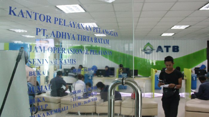 Begini Cara Mudah Hitung Pemakaian Air ATB - Tribunbatam.id