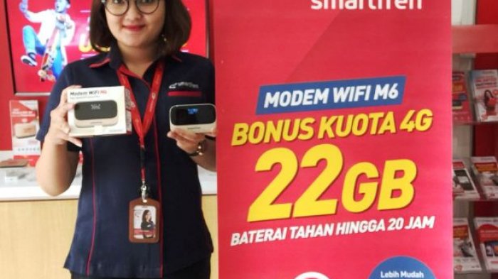 Smartfren Hadirkan Modem Terbaru WiFi M6, Dilengkapi Layar LED yang ...