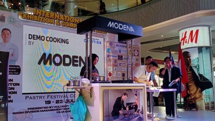 MODENA Meriahkan Event Pastry Festival dengan Demo Memasak - Tribunbatam.id