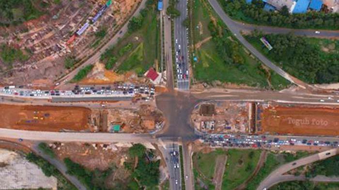 LIHAT Foto-Foto Pembangunan Fly Over Simpang Jam Batam yang Sedang ...