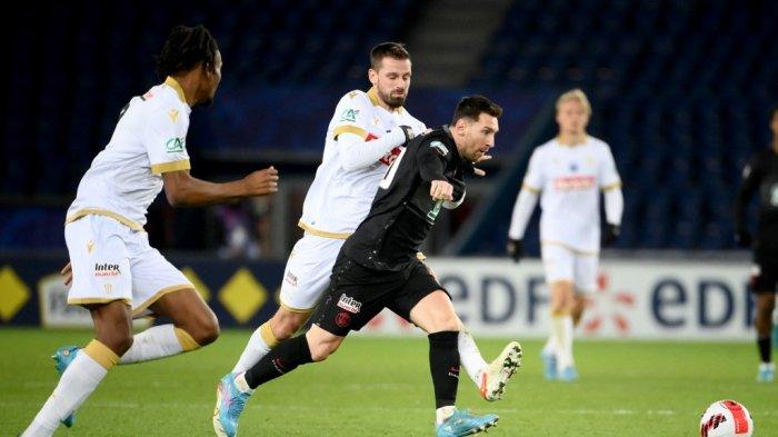 Hasil PSG vs Nice, Lionel Messi Main Pakai Nomor 10, PSG Kalah Adu Penalti - Tribunbatam.id