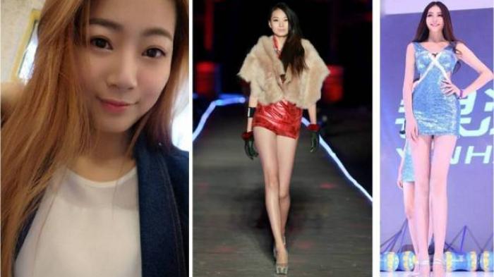 Kenalkan Dong Lei, Model dengan Kaki Terpanjang di Dunia - Tribunbatam.id