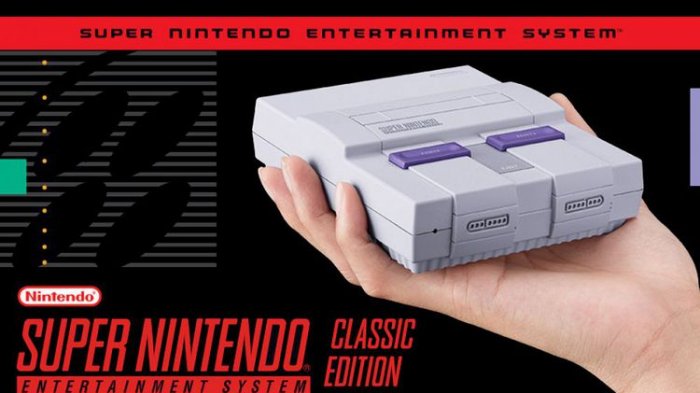 Kabar Gembira! Super Nintendo "Classic Edition" Dijual Mulai 29 ...