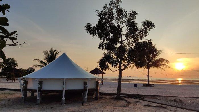 Wisata Glamping Baru di Pantai Viovio Batam, Bisa Nikmati Indahnya Laut ...