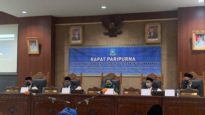 DPRD Anambas Punya Anggota Baru, Ellisya Gantikan Adnan Nala Jadi Wakil Rakyat - Tribunbatam.id