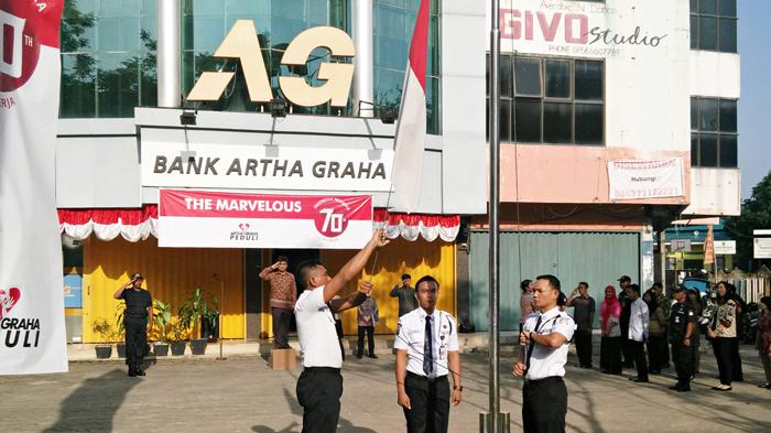 Grup Artha Graha Lakukan Upacara Bendera di HUT RI ke-70 - Tribunbatam.id
