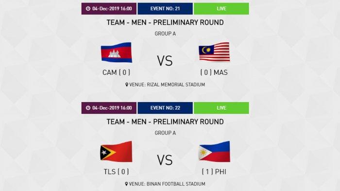 Link Live Streaming Kamboja vs Malaysia, Timor Leste vs Filipina, Laga ... Link Live Streaming Kamboja vs Malaysia, Timor Leste vs Filipina, Laga ...