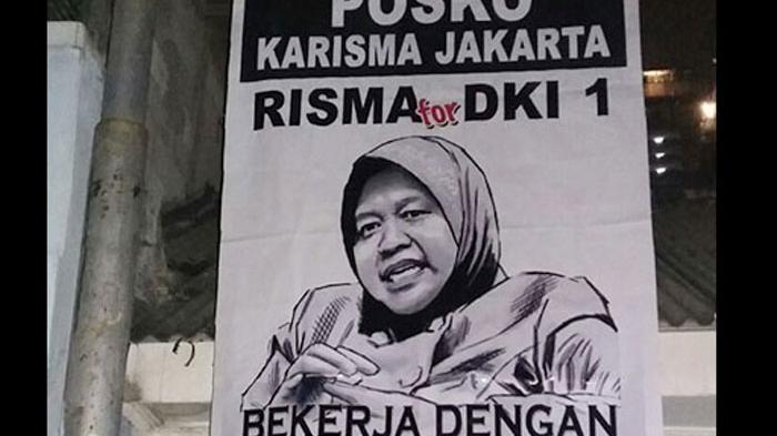 Poster 'Risma for DKI' Beredar, Padahal PDIP Belum Putuskan Nama Cagub ...