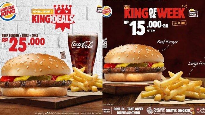 Burger King Hadirkan Promo King Deals Hanya Rp 25 Ribu, Dapat Beef ...