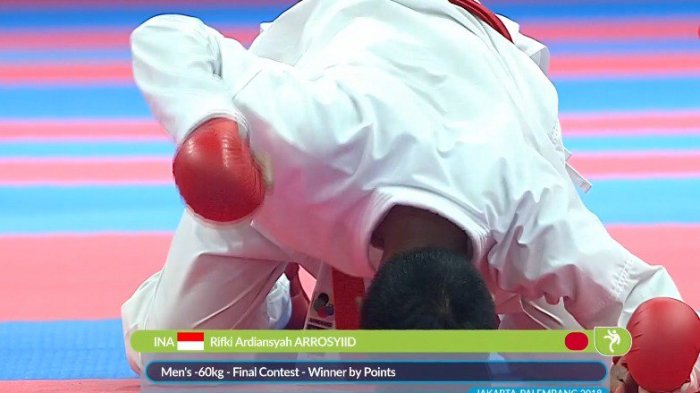 Rifki Ardiansyah Arrosyid Raih Emas Karate. Kontingen INDONESIA Sudah ...