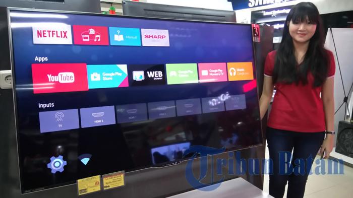 Nonton YouTube di TV Sharp Aquos 4K Ini Jadi Lebih Seru - Tribunbatam.id