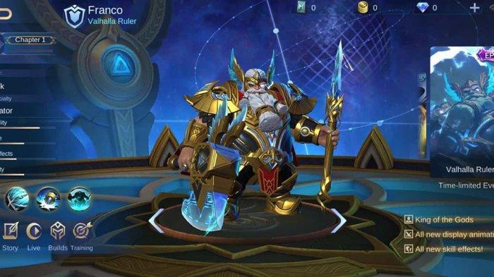 Skin Terbaru Hero Franco Role Tank Mobile Legends, Mirip Karakter Ayah ...