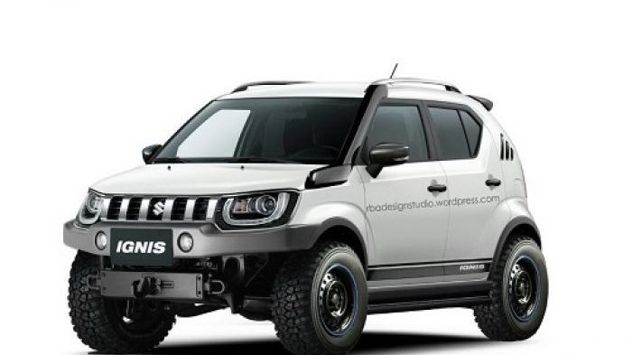Begini Penampakan Suzuki Ignis Gaya Offroad Karya Anak SMA Kota Bandung ...