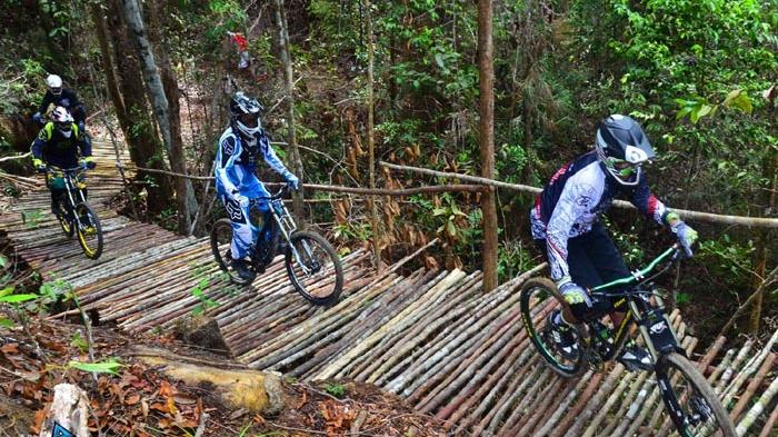 Track Downhill KDC di Gunung Jantan Diminati Wisatawan - Tribunbatam.id
