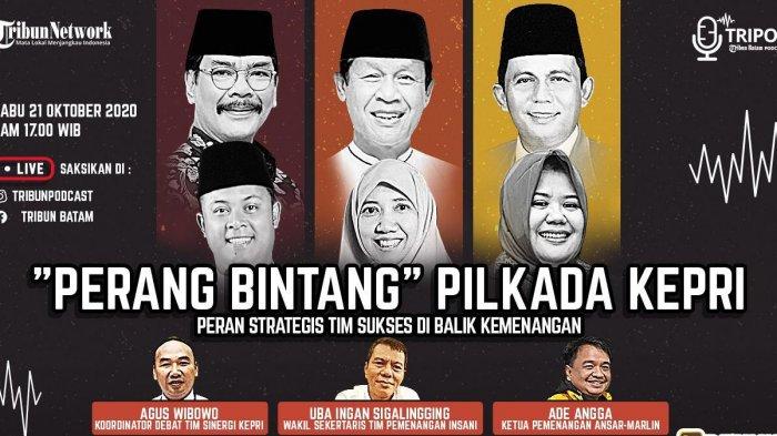 Adu Ide Debat Pilkada Kepri 2020, Jadwal Siaran TVRI serta Link Live Streaming Facebook ...