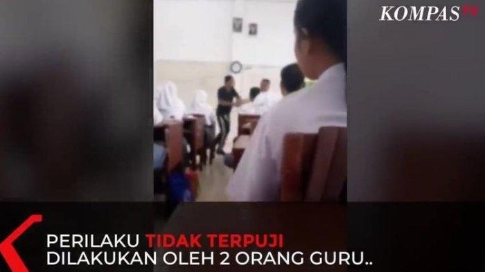VIRAL Detik-detik 2 Guru di Medan Duel Dalam Kelas Ditonton Muridnya ...