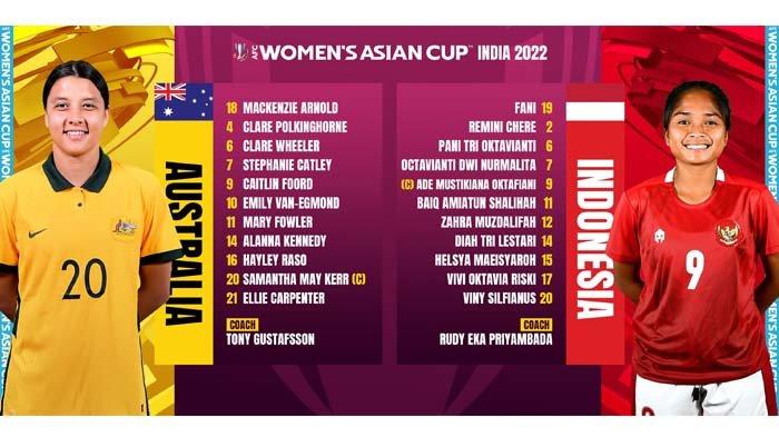 Preview Australia vs Indonesia: Susunan Pemain dan Formasi Kedua Tim, Zahrah Duet dengan Viny ...