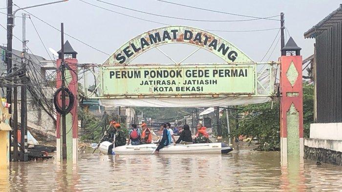 Banjir di Perumahan PGP Bekasi Hingga Tiga Meter, Warga : Ini Terparah Sepanjang Siklus Lima ...