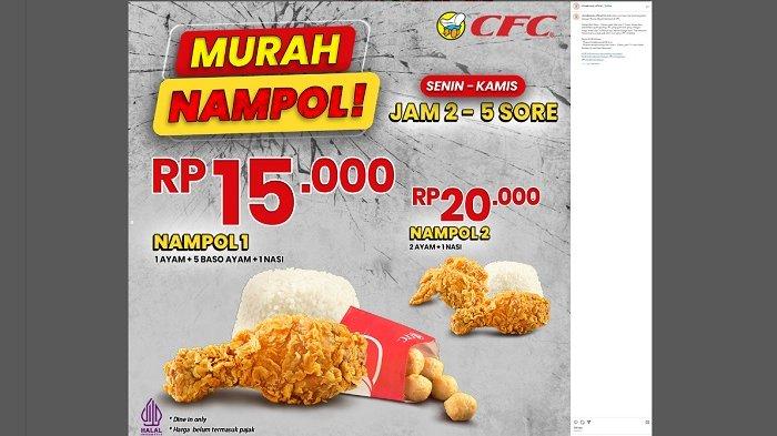 Promo Kuliner Selasa, Mulai Rp 15 Ribu di CFC dan Rp 25 Ribu di HokBen ...