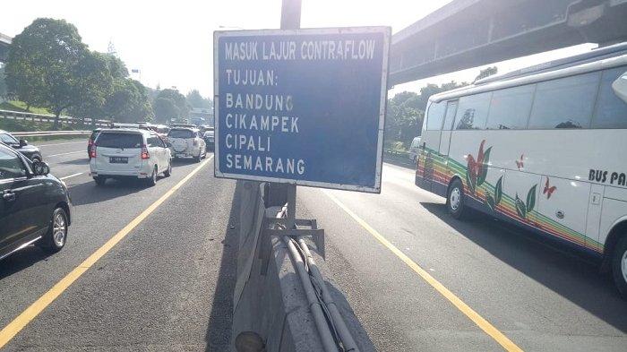 Libur Panjang, Jasa Marga Terapkan Contra Flow di Tol Jakarta-Cikampek - Tribunbekasi.com