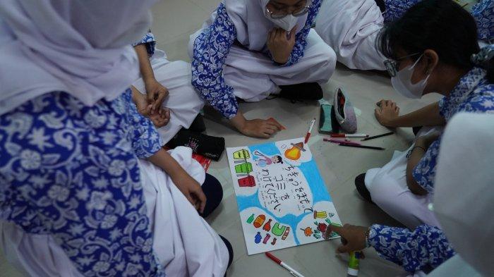 Edukasi Pemilahan Sampah Lewat Budaya dan Bahasa Jepang - Tribunbekasi.com