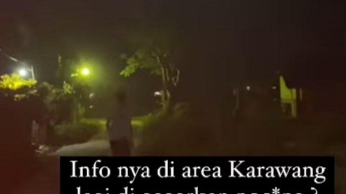 Heboh! Penampakan Pocong Bikin Geger Warga di Desa Segaran, Batujaya Karawang - Tribunbekasi.com