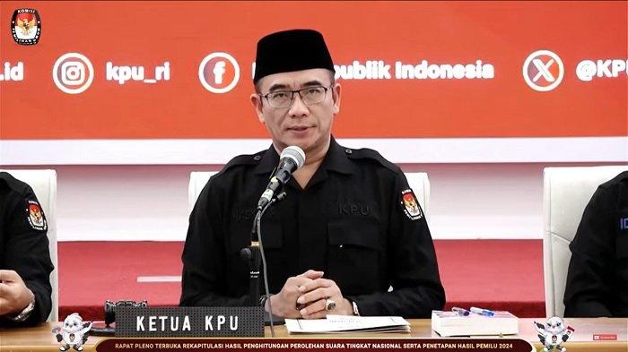 Sempat Dikoreksi, KPU Umumkan Pemenang Pemilu 2024 adalah Pasangan Prabowo-Gibran - Tribunbekasi.com