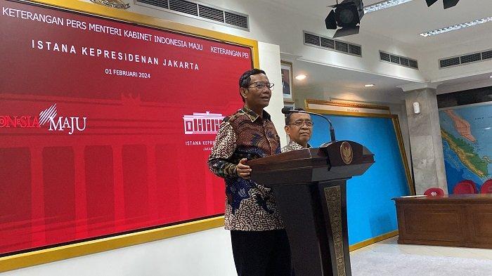 Temui Presiden Jokowi, Menkopolhukam Mahfud MD Resmi Ajukan Surat Pengunduran Diri ...
