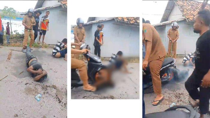 Viral Video Pria Pakai Seragam PNS Ikut Hakimi Maling Motor, Mengikat ...