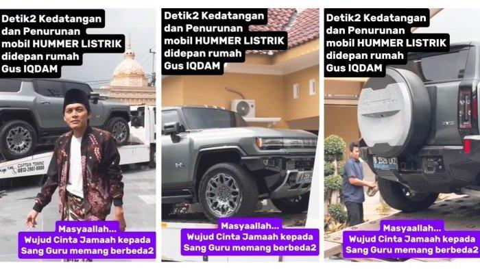Gus Iqdam Semringah Sambut Mobil Hummer Listrik Seharga Rp 5 Miliar ...
