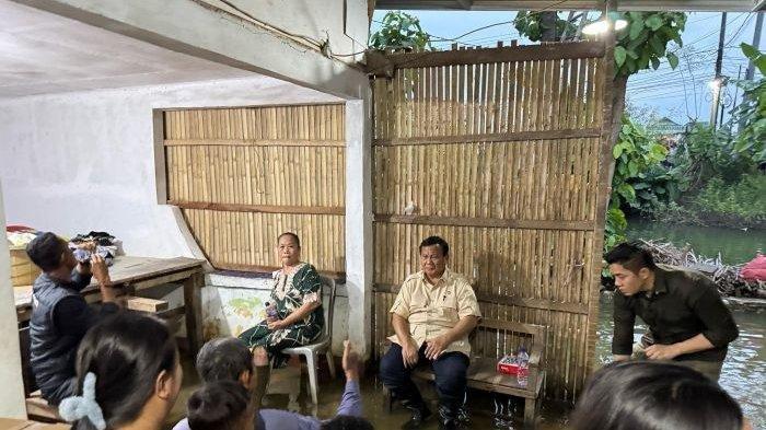 Presiden Prabowo Kunjungi Korban Banjir di Babelan Bekasi, Berbaur dan Berbuka Puasa Bareng ...