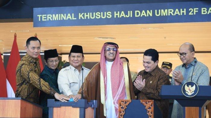 Presiden Prabowo Resmikan Terminal Khusus Haji dan Umrah di Bandara Soetta - Tribunbekasi.com