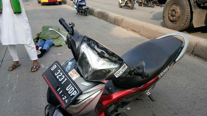 Gagal Salip Mobil, Biker di Tanjung Priok Tewas Terlindas Truk Trailer - Tribunbekasi.com