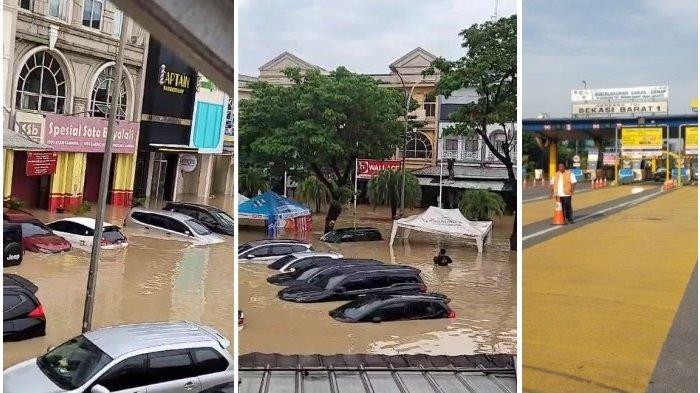 Pintu Keluar Tol Bekasi Barat Macet Imbas Banjir, Pengguna Diarahkan ...