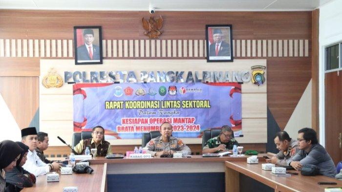 Operasi Mantap Brata Menumbing, Polresta Pangkalpinang Pastikan Pemilu 2024 Aman - Posbelitung.co