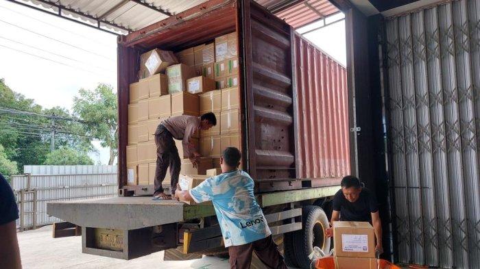 304 Box Surat Suara Masuk Gudang KPU Babar, Bawaslu Temukan 1 Box Rusak ...